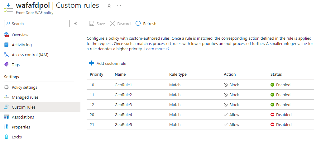 Enhancing Cybersecurity: Geomatch Custom Rules in Azure WAF | Microsoft Community Hub