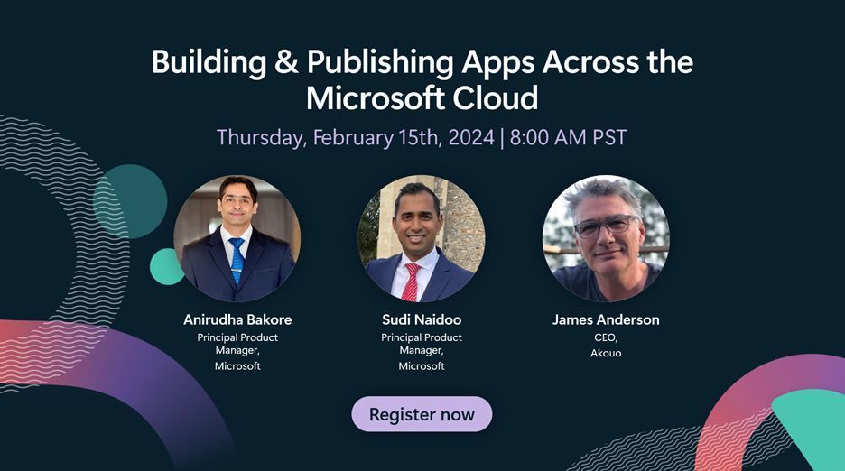 Developing apps with multiple Microsoft Cloud products - this Thursday ...