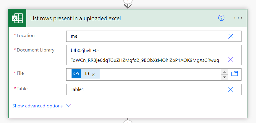 Power Automate - List rows in a table action cannot recognize table in excel sheet | Microsoft ...
