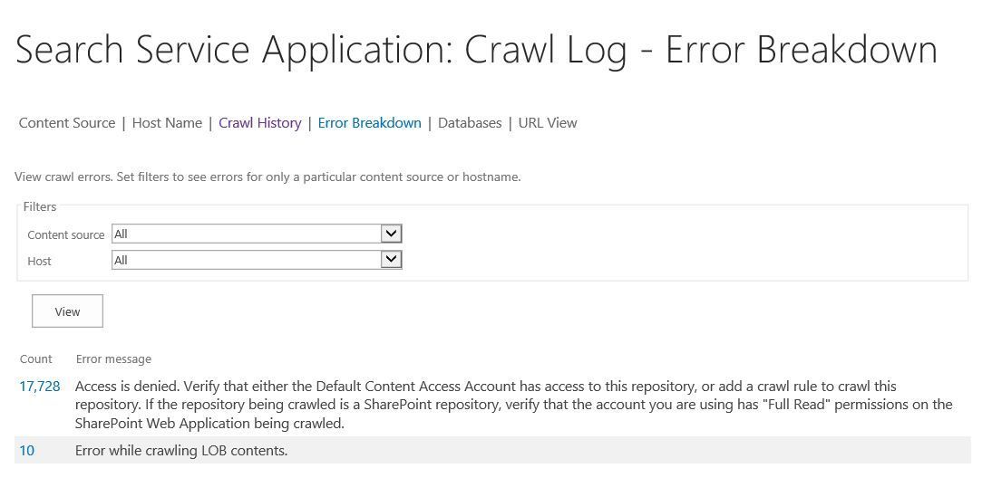 Help Needed: SharePoint Error While Crawling LOB Contents – HTTP Status 401 Unauthorized ...