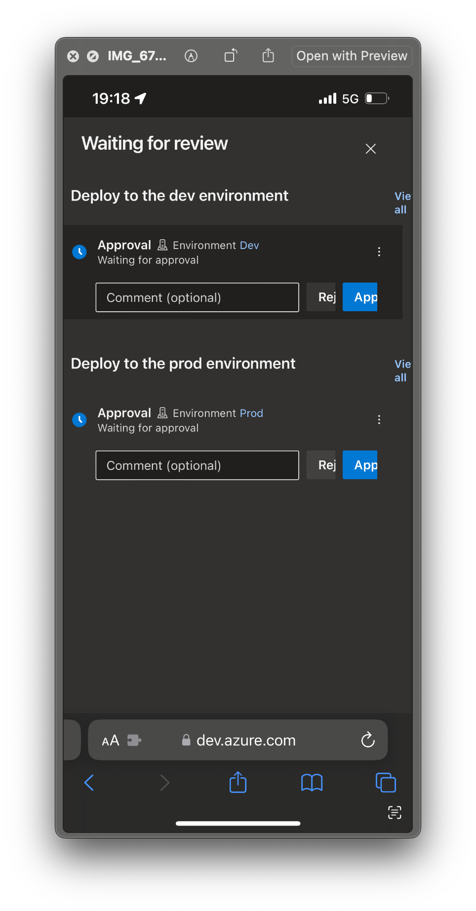 Design issue when confirm pipeline small screen | Microsoft Community Hub