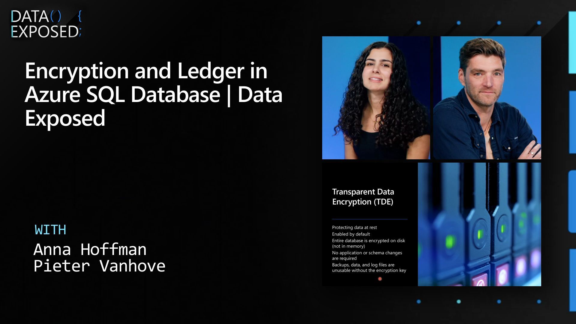 Encryption and Ledger in Azure SQL Database | Data Exposed | Microsoft Community Hub