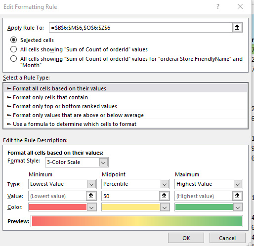 Copying conditional formatting / Changing absolute to relative | Microsoft Community Hub