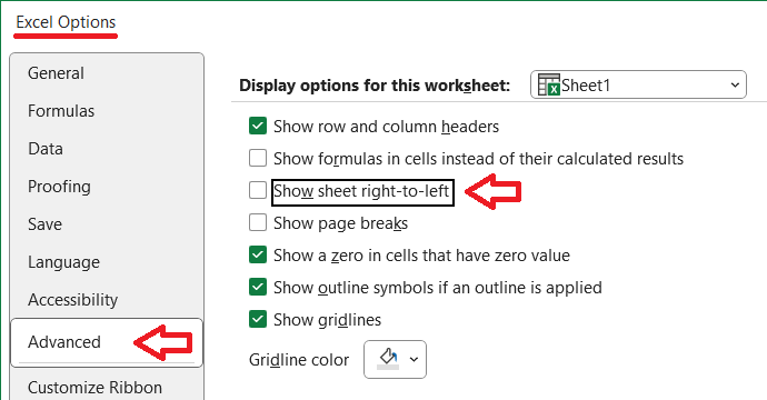 Excel Columns Have Reversed So Column A Is Now To The Very Right Of Sheet Microsoft 