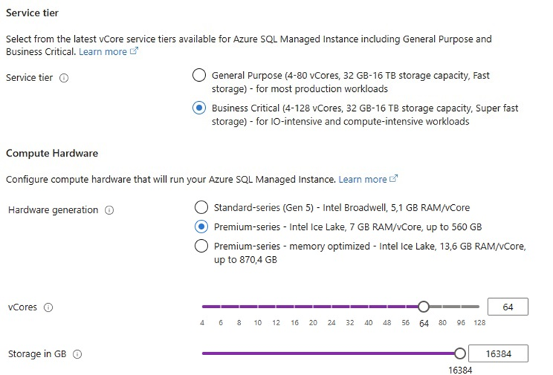 16 TB of storage is now available for Premium-series in SQL Managed ...