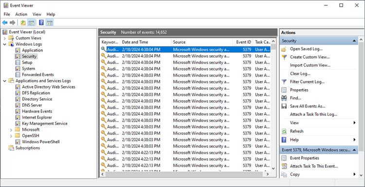 Understanding the Windows Event Log and Event Log Policies | Microsoft ...