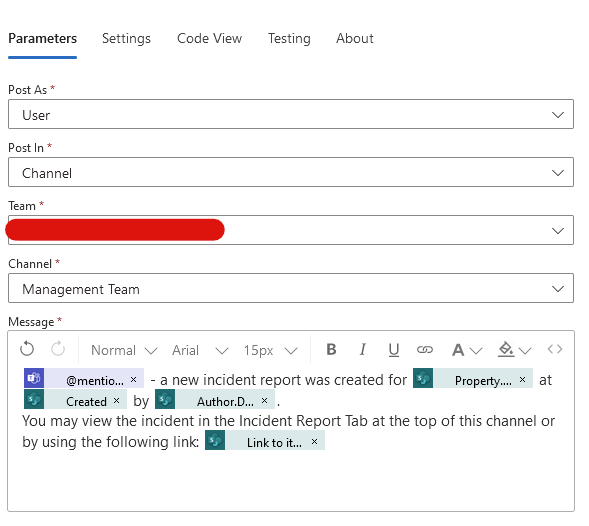 Unable to add clickable link to Post Message in chat or channel | Microsoft Community Hub