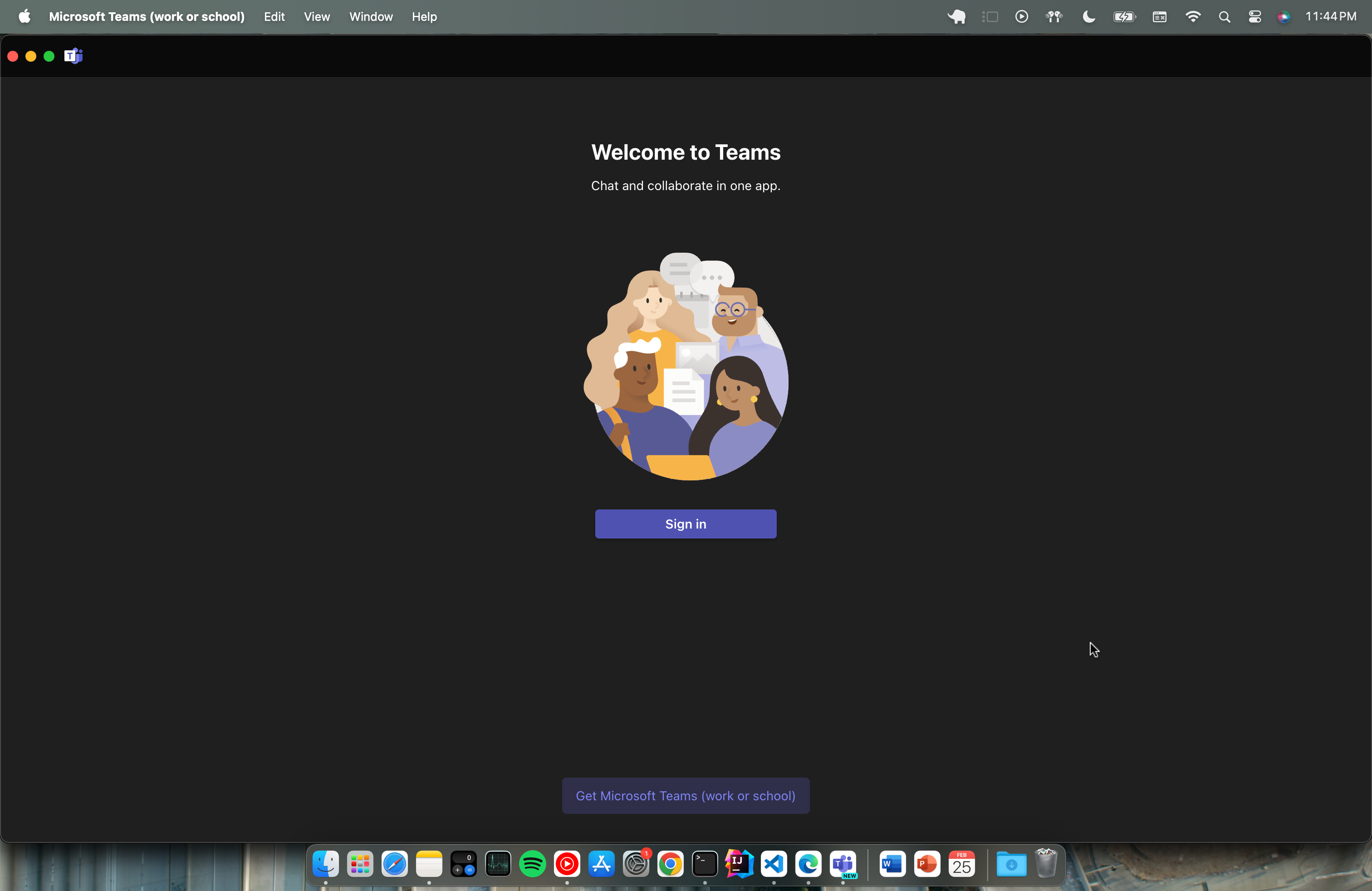 How to get rid of sign in page in New Teams on MAC? | Microsoft ...