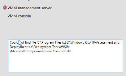 SCVMM 2022 Failed Install w/ latest ADK. | Microsoft Community Hub