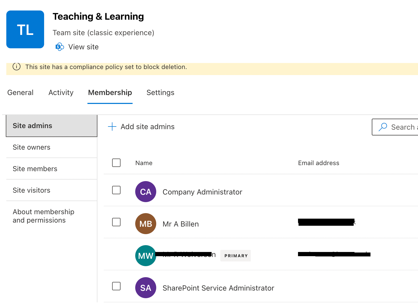 Change primary sharepoint admin | Microsoft Community Hub