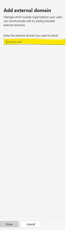 Blocking a domain | Microsoft Community Hub