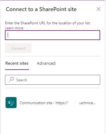 Unable to Access Specific SharePoint Site through Power Apps Add Data ...