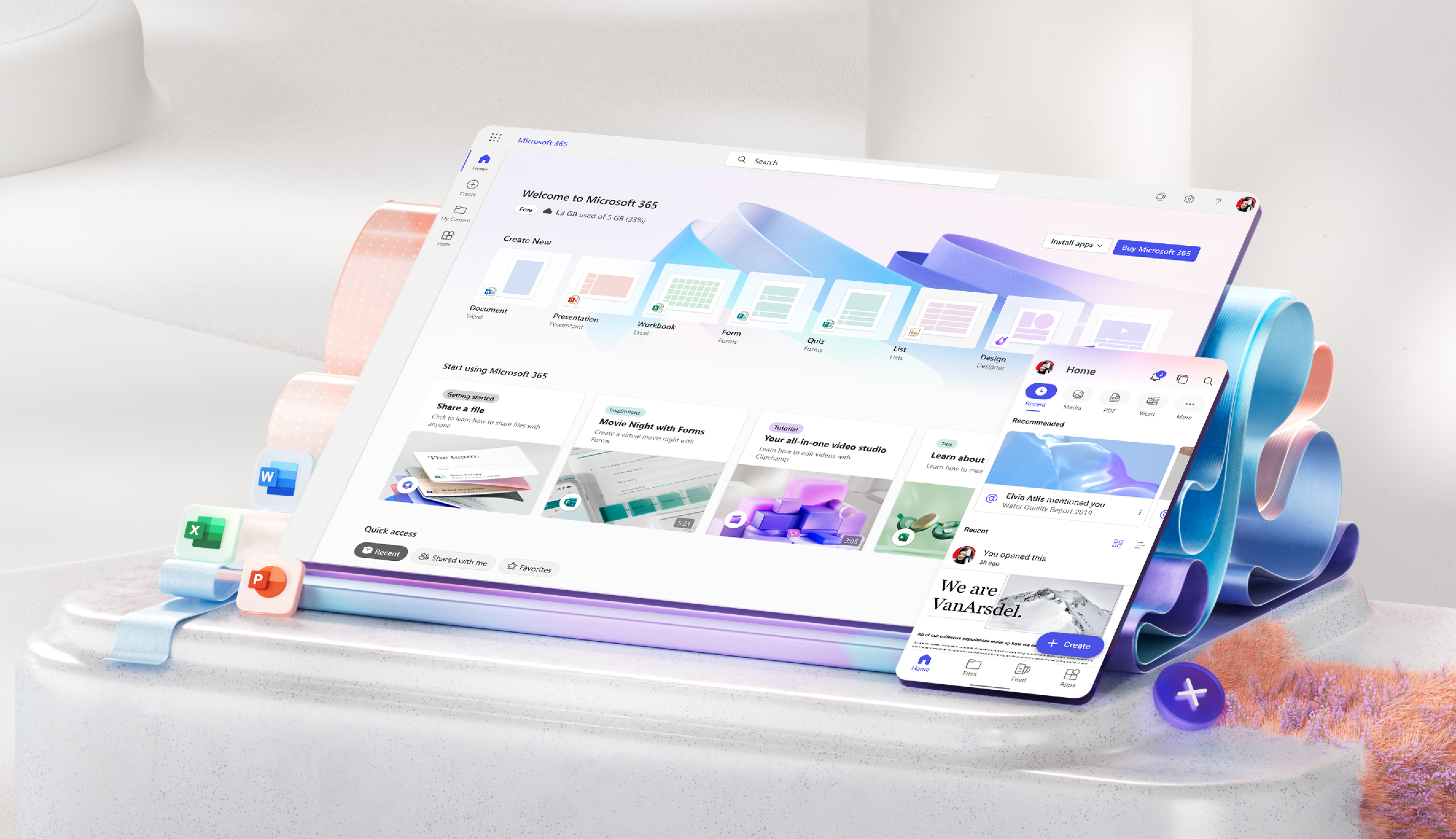 Try new ways of working with Help me create in the Microsoft 365 web ...