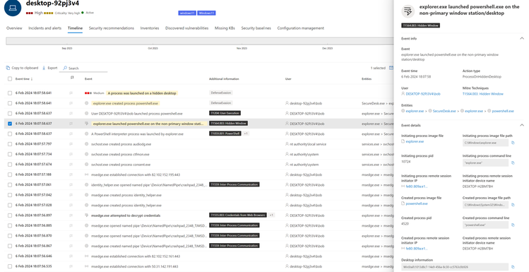 Detect suspicious processes running on hidden desktops with Microsoft ...