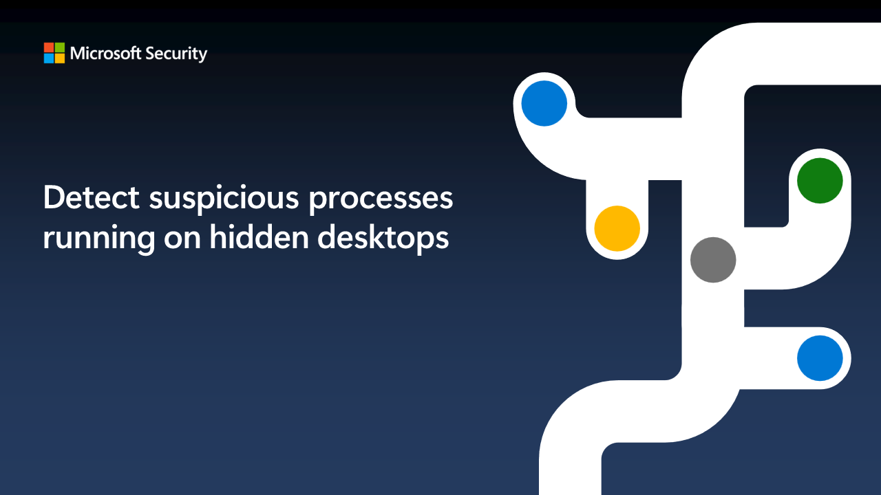 Detect suspicious processes running on hidden desktops with Microsoft Defender for Endpoint