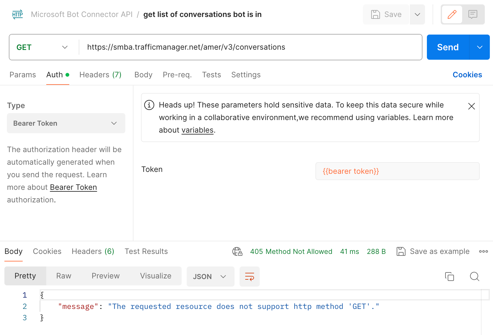Get list of conversations a bot has participated in from ...