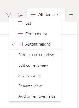 Why Can't I find Create new view in Microsoft Lists | Microsoft ...