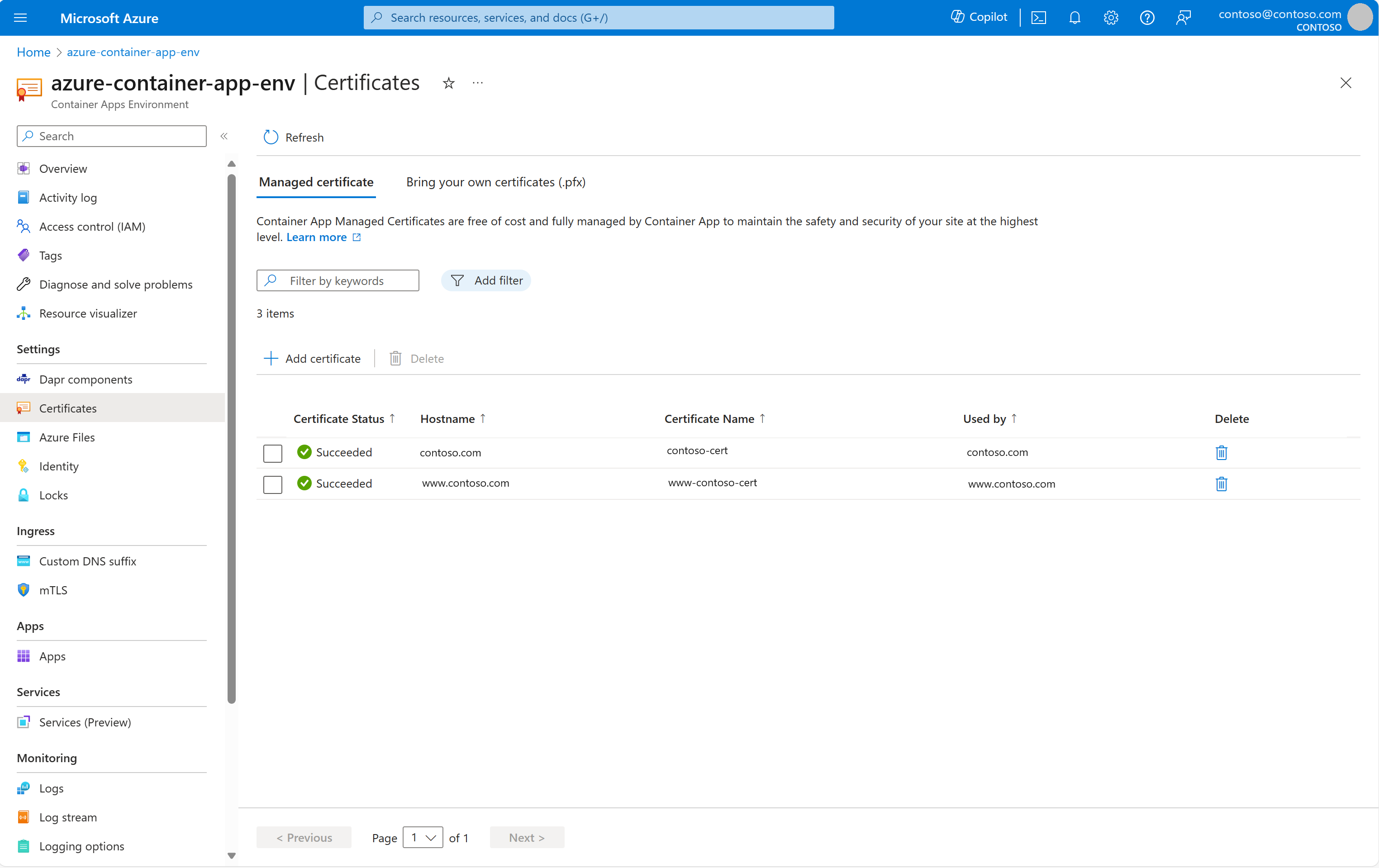 Azure Container Apps Managed Certificates now in General Availability ...