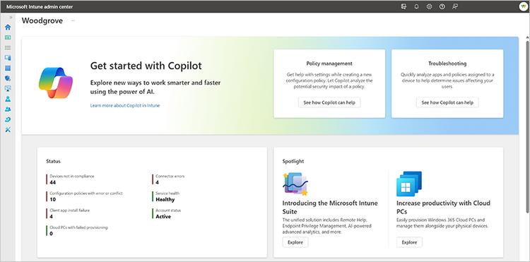 Microsoft introduces a preview of Copilot in Intune | Microsoft Intune blog