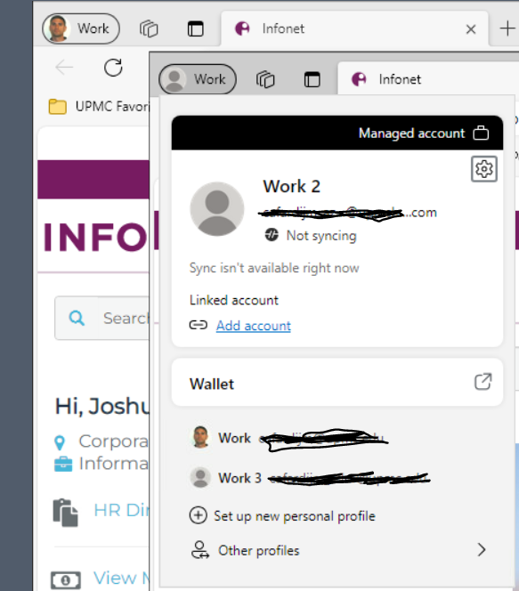 Additional Work Accounts Not Syncing | Microsoft Community Hub