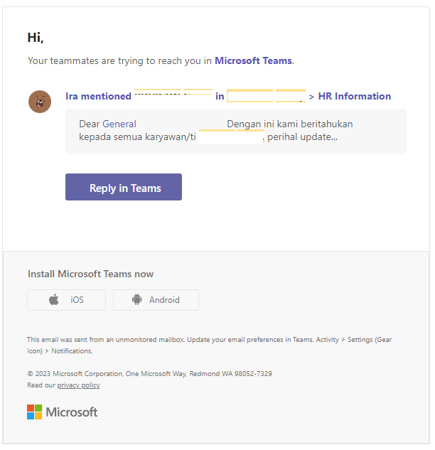 Extending Microsoft Teams Email Notification Preview Length | Microsoft ...