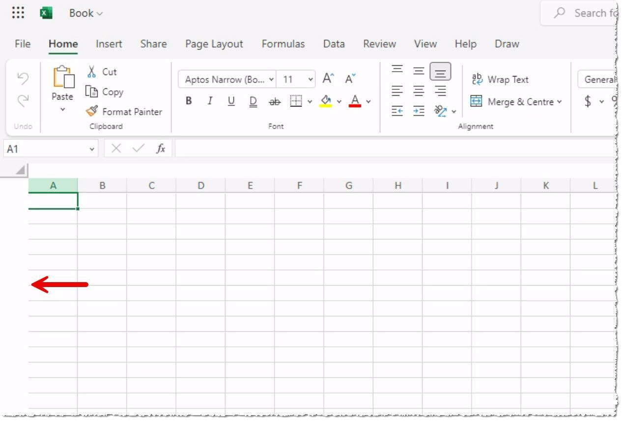 Excel Online - Row numbers missing? | Microsoft Community Hub