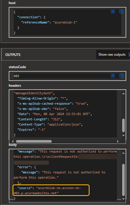 Logic App Standard - Get blob from Storage Account with Private Endpoint | Microsoft Community Hub