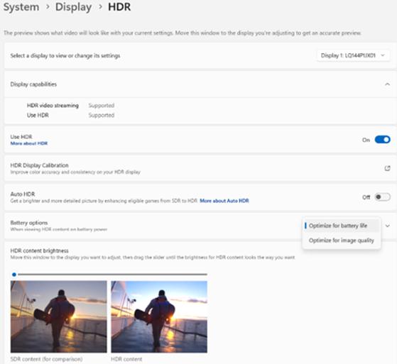 High Dynamic Range (HDR) in Surface displays | Microsoft Community Hub