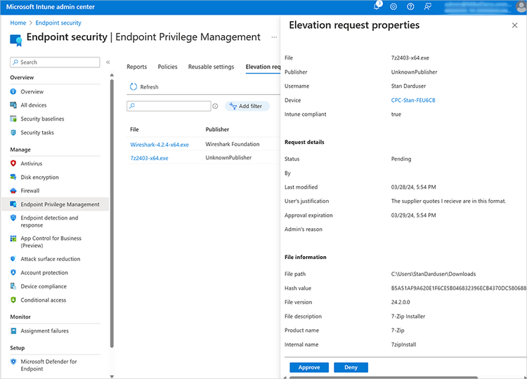 Endpoint Privilege Management adds support-approved elevations ...