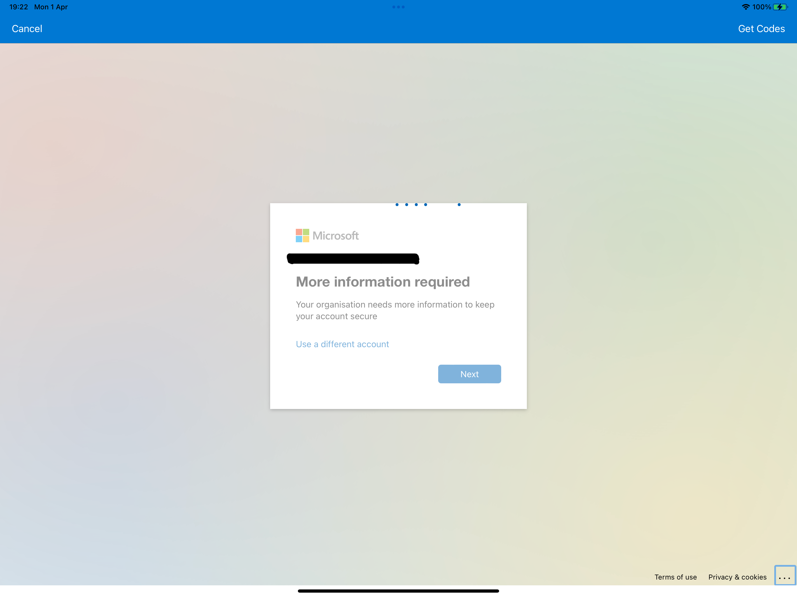 Stuck on "More Information Required" - Office365 | Microsoft Community Hub