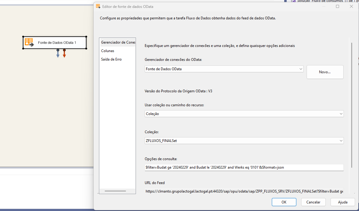 SSIS Odata source problem - No object exists with the ID 11 ... SSIS Odata source problem - No object exists with the ID 11 ...