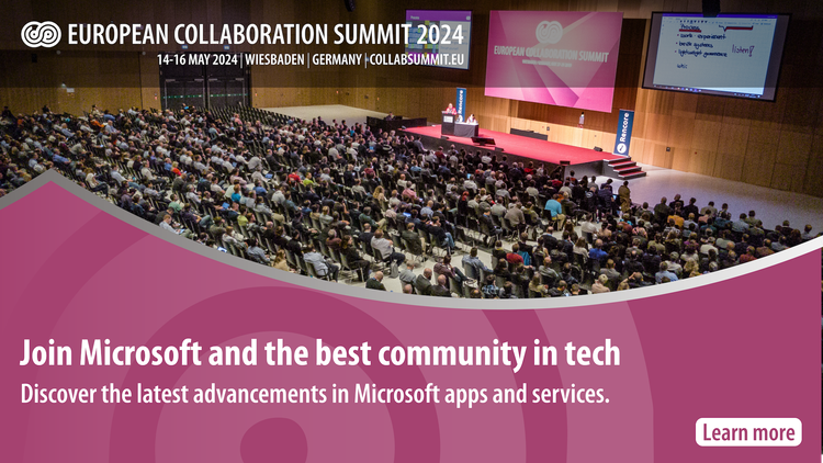 Microsoft at the European Collab and Cloud Summit in Wiesbaden, Germany