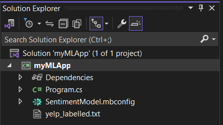 Build your first ML-Model with ML.NET Model Builder