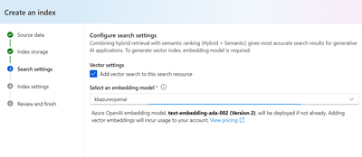 Azure AI Search- Embedding Model | Microsoft Community Hub