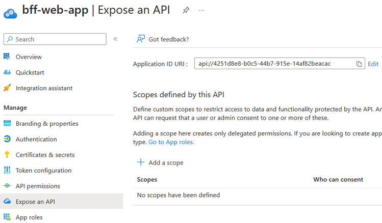 Implementing a Blazor-based BFF in Azure Container Apps