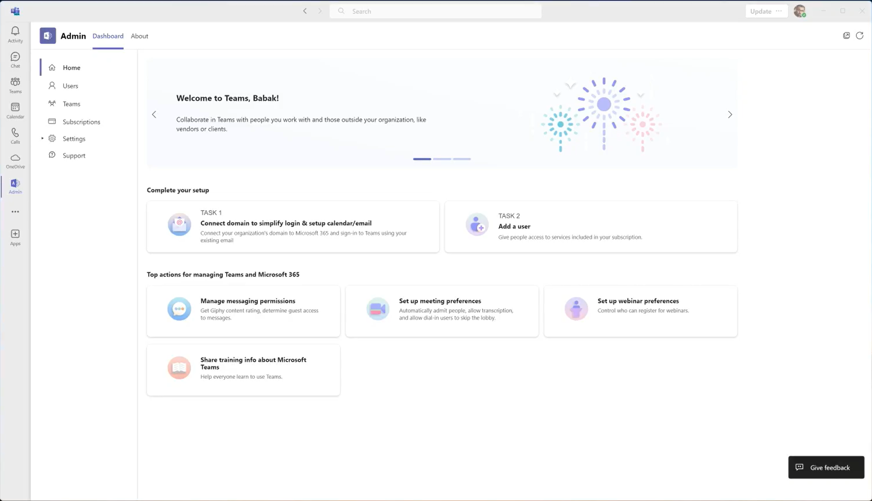 Create a healthy Teams environment for your VSB using the Admin app
