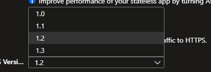 Upcoming TLS 1.3 on Azure App Service for Web Apps, Functions, and ...