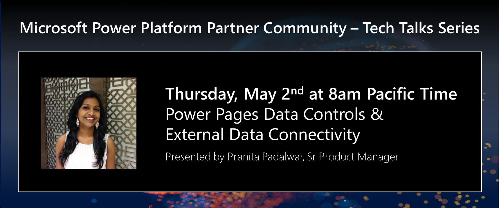 Tech Talks Presents: Power Pages Data Controls & External Data ...