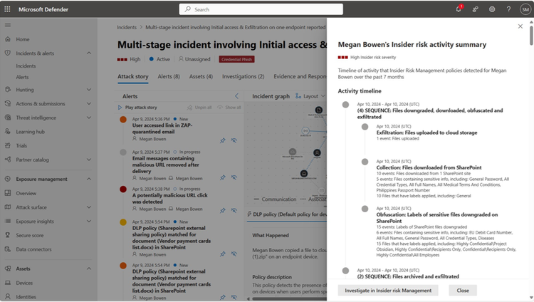 Empower multiple teams and prioritize investigations with Insider Risk ...