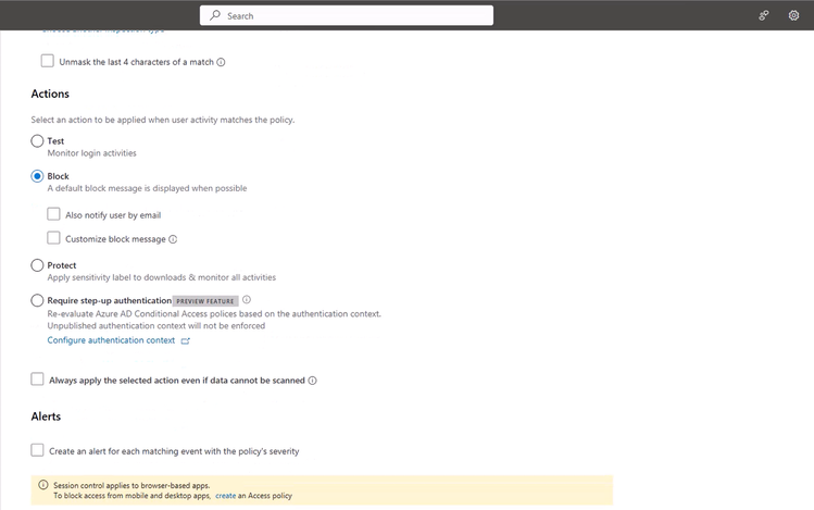 Defender for Cloud Apps delivers new in-browser protection capabilities ...