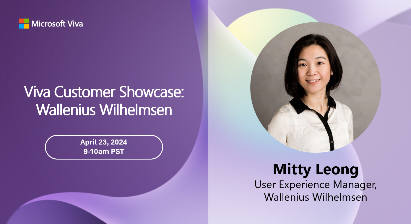 Join the Viva Customer Showcase: Wallenius Wilhelmsen | Microsoft Community Hub