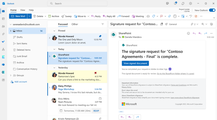 Microsoft launches SharePoint eSignature integration with Adobe and ...