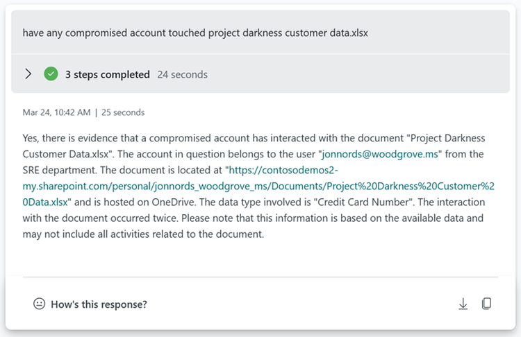 Guided walkthrough of the Microsoft Purview extended report experience ...