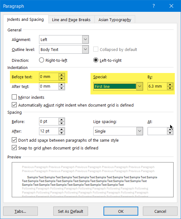 Aligning text in Word in a numbered list | Microsoft Community Hub