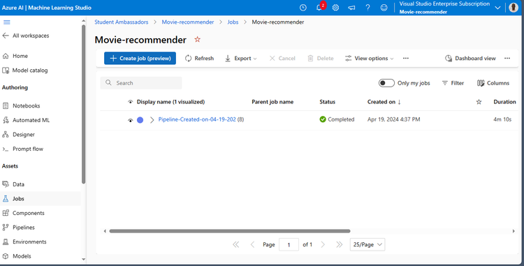 Train a Simple Recommendation Engine using Azure Machine Learning Designer