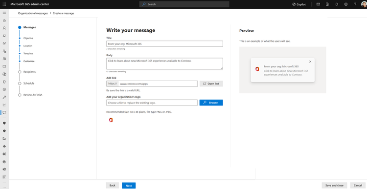 Introducing organizational messages (preview) in the Microsoft 365 ...