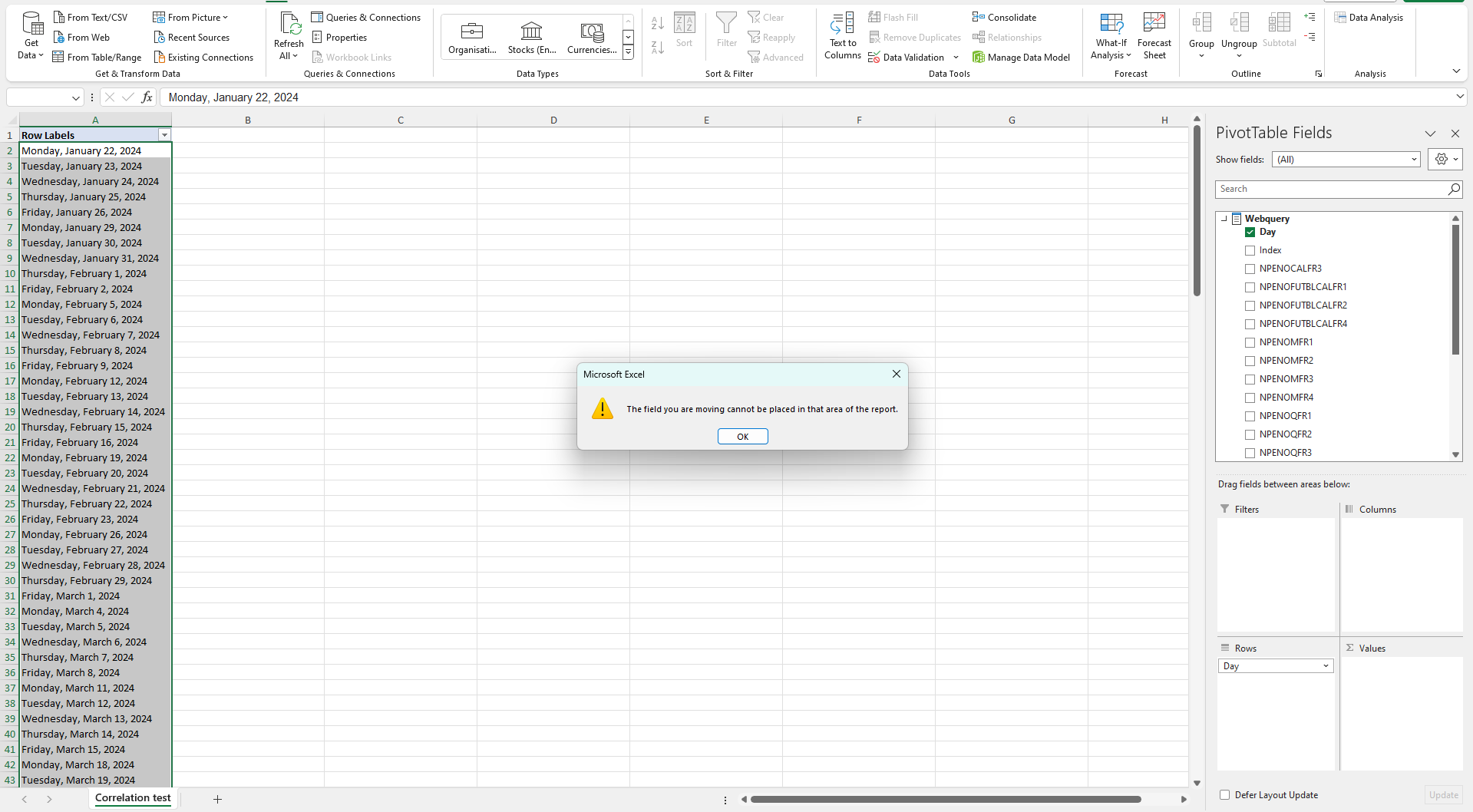 Error in pivot table values | Microsoft Community Hub