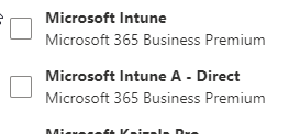 Difference between INTUNE_SMBIZ and INTUNE_A | Microsoft Community Hub