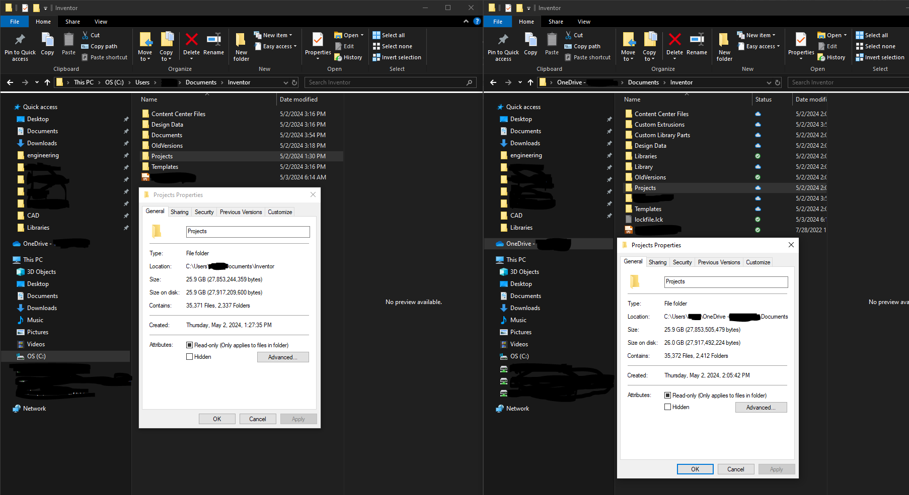 Just setup OneDrive, works great, but is there duplicate files on my C drive? | Microsoft ...