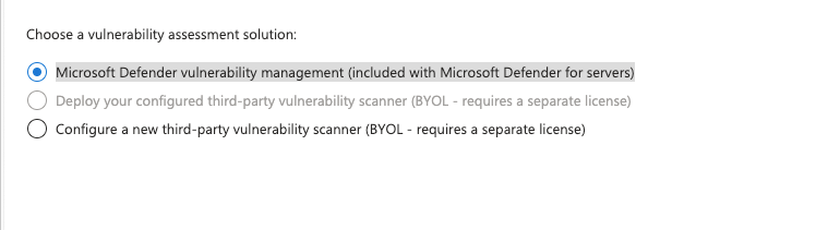 Unable to add vulnerability assessment solution (MDVM) to Windows 10 VM ...
